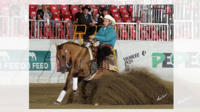 Marco Ricotta and Shine Plum Shine lead the NRHA Open Futurity ...