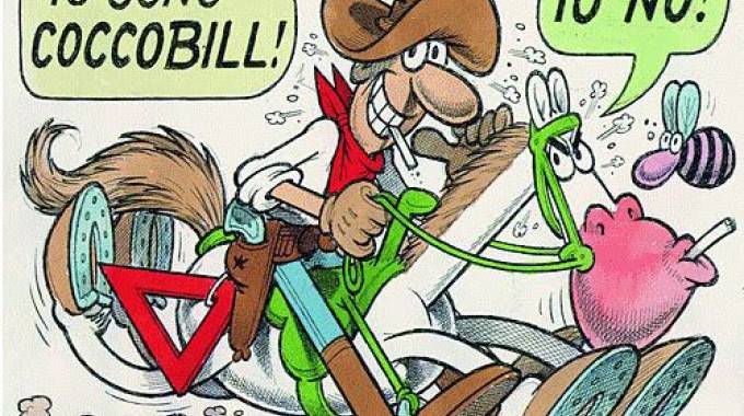 Cocco Bill, il cavallo Trottalemme e il mondo surreale del grande ...