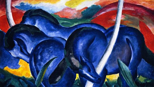 "Los caballos azules" de Franz Marc - Revista Cavallo